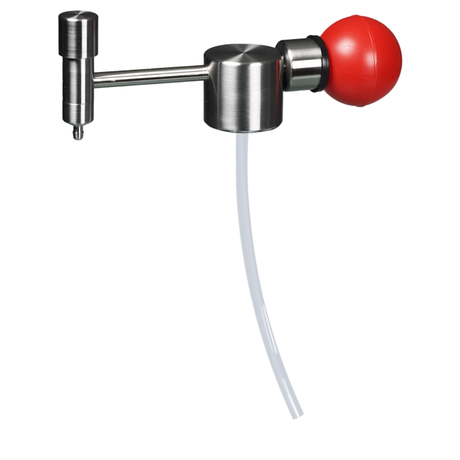 Mini solvent pump - Compact and precise - for safe filling of small quantities mm mm